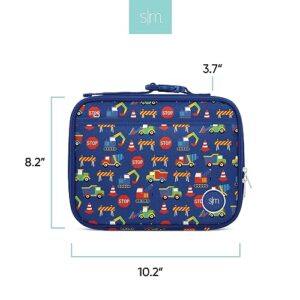 Simple Modern Disney Pixar Kids Lunch Box for Toddler | Reusable Insulated Bag for Boys | Meal Containers for School with Exterior and Interior Pockets | Hadley Collection | Cars Kachow