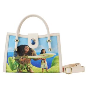 loungefly disney moana princess scene crossbody bag