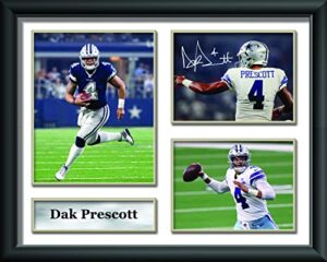 dak prescott reprint signed photo picture poster framed display decorations fan gifts memorabilia wall art