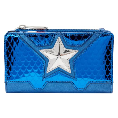 Loungefly Marvel Shine Captain America Wallet