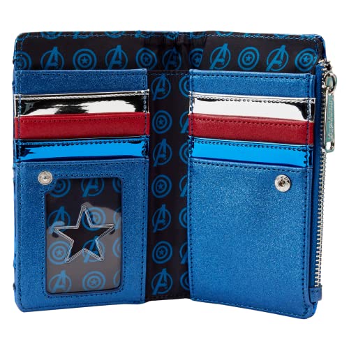 Loungefly Marvel Shine Captain America Wallet