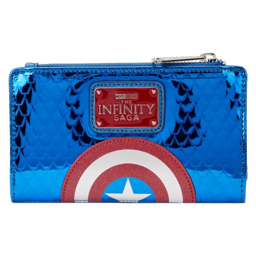 Loungefly Marvel Shine Captain America Wallet