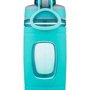 bubba Flo Kids Water Bottle, Mixed Berry & Flo Kids Water Bottle with Leak-Proof Lid, 16oz Dishwasher Safe Water Bottle for Kids, Impact and Stain-Resistant, Aqua Waters