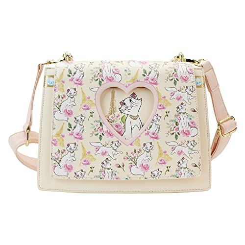 Loungefly Aristocats Duchess in Paris Floral AOP Crossbody