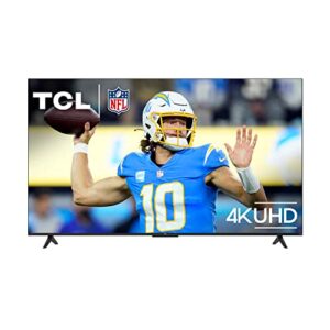 tcl 50-inch class s4 4k led smart tv with roku tv (50s450r, 2023 model), dolby vision, hdr, dolby atmos, works with alexa, google assistant and apple homekit compatibility, streaming uhd television