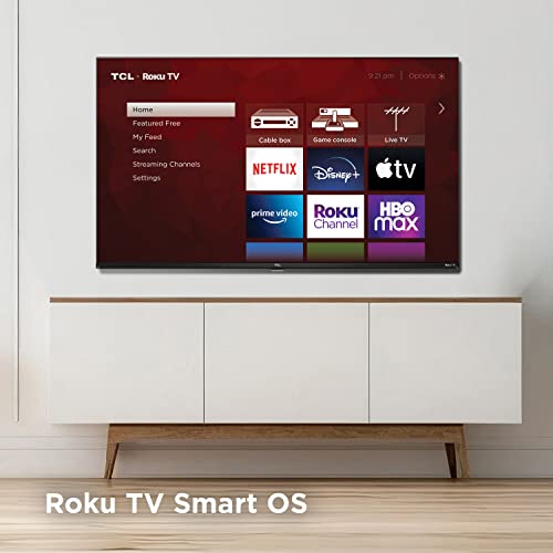 TCL 40-Inch Class S3 1080p LED Smart TV with Roku TV (40S350R, 2023 Model), Compatible with Alexa, Google Assistant, and Apple HomeKit Compatibility, Streaming FHD Television,Black