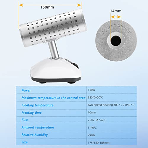 faruijie Laboratory Infrared Sterilizer - Scalpel Sterilizer Needle Sterilizer Incinerator Sterilizer Loop Sterilizer for Lab Use