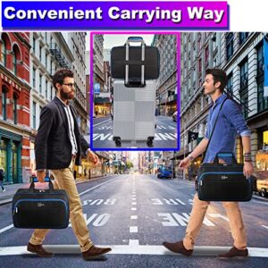 SWOJG Carrying Case for PS5, Protective Travel Bag for PS 5 Controller Console Games, Large Capacity Carry Case Compatible with Playstation 5 Disk Digital Edition, Gaming Headset and Game Accessories