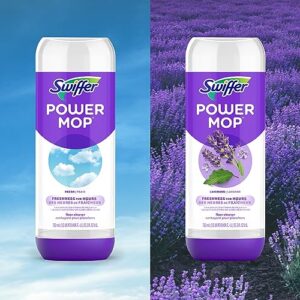 Swiffer PowerMop Floor Cleaning Solution with Fresh Scent, 25.3 fl oz, 2 Pack