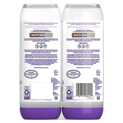 Swiffer PowerMop Floor Cleaning Solution with Fresh Scent, 25.3 fl oz, 2 Pack