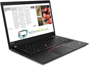 lenovo thinkpad t490s 14.0'' fhd laptop, intel quad-core i7-8665u up to 3.90ghz, 32gb ddr4 ram, 512gb ssd, backlit keyboard, wi-fi, bluetooth, windows 10 pro 64-bit (renewed)