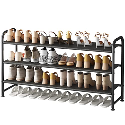 INGIORDAR Shoe Rack 3 Tier Storage Organizer for Closet Entryway