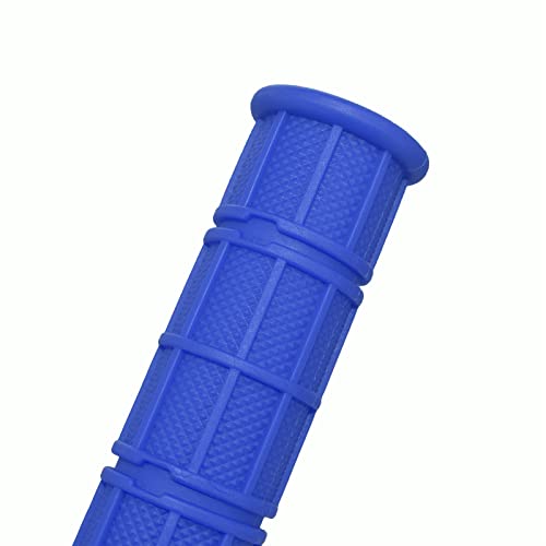 Handlebar Grips, 7/8'' Universal Handlebar Grips Soft Rubber Motorcycle ATV Grip Fits for ATV Thumb Throttle Kid Youth 4 Wheeler Quad (Blue)