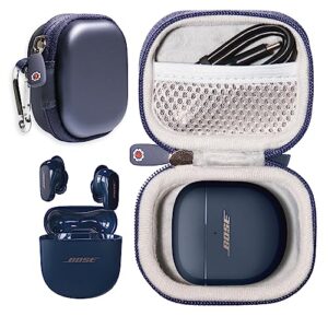 getgear case for new bose quietcomfort earbuds ii, wireless bluetooth earbuds (midnight blue)