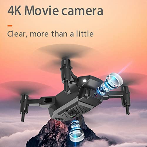 Mini Drone, 4k Dual Camera HD Aircraft FPV Drone Wifi Camera 4-Channels Remote Control Foldable Drone Maintainable App Controlled Helicopter Drone Support Take Pictures and Videos