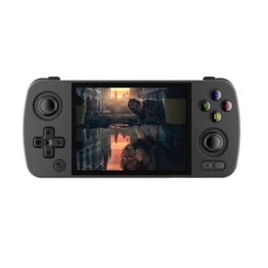 rg405m handheld game console metal case 128g emmc android 12 wifi (black)