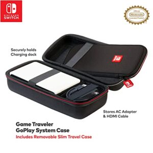 Game Traveler Nintendo Switch Go Play System Case - Switch Case for Switch OLED, or Switch, 2 Cases-In-One, Allows You To Travel With Your Full System or Just the Slim Switch Case, Licensed by Nintendo