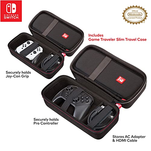 Game Traveler Nintendo Switch Go Play System Case - Switch Case for Switch OLED, or Switch, 2 Cases-In-One, Allows You To Travel With Your Full System or Just the Slim Switch Case, Licensed by Nintendo