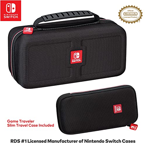 Game Traveler Nintendo Switch Go Play System Case - Switch Case for Switch OLED, or Switch, 2 Cases-In-One, Allows You To Travel With Your Full System or Just the Slim Switch Case, Licensed by Nintendo