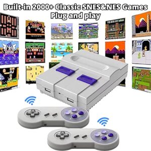 Retro Game Console with 620 Video Games,Classic Mini Game System with Wireless Controller, HDMI HD and AV Output Plug and Play Game Console,Retro Toys Gifts Choice.