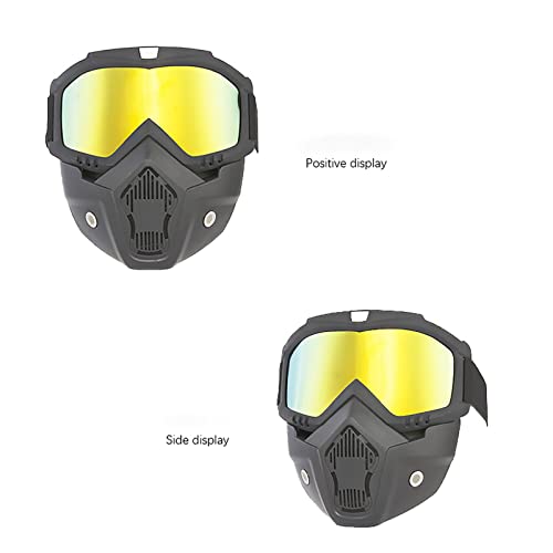 PPGAREGO Paintball Mask Anti Fog | Airsoft Helmet And Mask Full Face | Tactical Mask for Men | Airsoft Goggles Ballistic Goggles Tactical Goggles | For Skiing Paintball Shooting Cycling Fishing (M003)