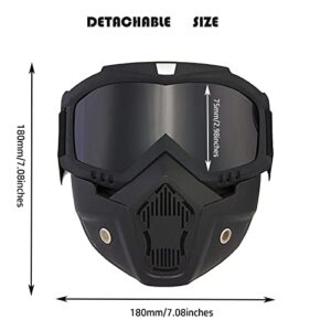 PPGAREGO Paintball Mask Anti Fog | Airsoft Helmet And Mask Full Face | Tactical Mask for Men | Airsoft Goggles Ballistic Goggles Tactical Goggles | For Skiing Paintball Shooting Cycling Fishing (M003)