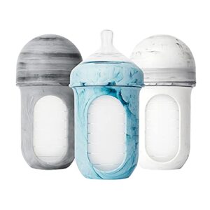 Boon NURSH Reusable Silicone Baby Bottles & NURSH Reusable Silicone Baby Bottles & NURSH Reusable Silicone Baby Bottles