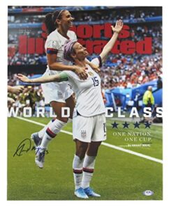 alex morgan us womens soccer signed/autographed 16x20 photo psa/dna 162179 - autographed soccer photos