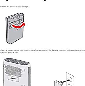 PowerHOOD UL Charger Compatible with Bose SoundLink Mini II &SoundLink Revolve Bluetooth Speaker Charger and Noise Masking Sleepbuds Wall Adapter 776716-0010, Phihong PSA05F-050QALD-H