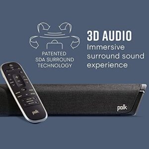 Polk Audio MagniFi 2 Sound Bar + SR2 Wireless Surround Sound Speakers Bundle, Black