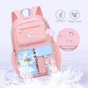 Girls Pink-Backpacks 17" Laptop Cute Bags Casual Travel Backpack For Women backpacks for girls