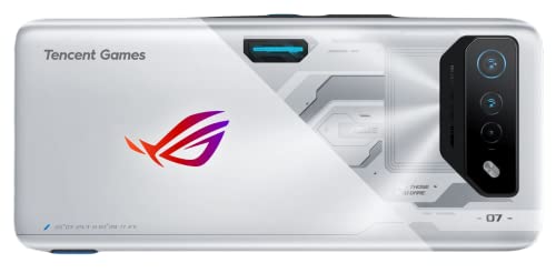 ASUS ROG Phone 7 5G Dual 512GB 16GB RAM Factory Unlocked (GSM Only | No CDMA - not Compatible with Verizon/Sprint) Tencent Version - White