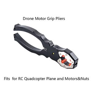 RC Motor Grip Pliers Tool M5 Nut Hex Quick Release Wrench for 13XX-23XX Size Motor M3-M8 Nuts Propeller