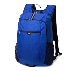 celvech hiking backpack - 25l water resistant backpack packable camping backpack lightweight day pack for cycling traveling camping - blue