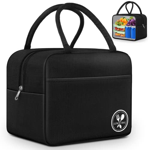 10L 20Cans Insulated Lunch Bag for Women Men, Reusable Lunch Box for Office Work Picnic Beach Travel, Leakproof Soft Cooler Tote Bag Freezable Lunch Bag for Adult