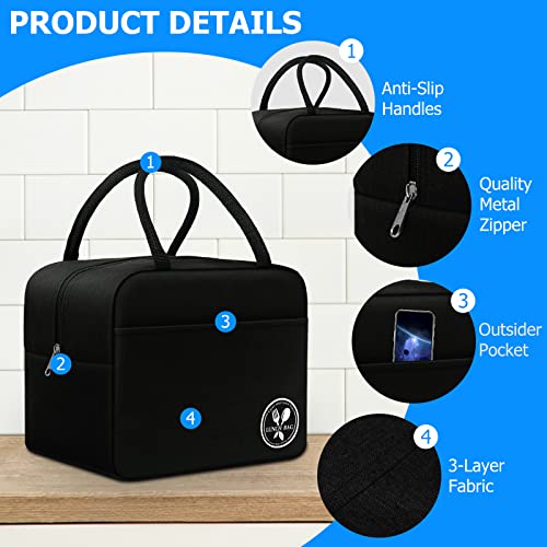 10L 20Cans Insulated Lunch Bag for Women Men, Reusable Lunch Box for Office Work Picnic Beach Travel, Leakproof Soft Cooler Tote Bag Freezable Lunch Bag for Adult