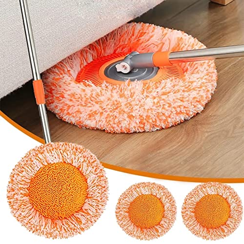 Mops for Floor Cleaning, 360 Rotatable Adjustable Cleaning Mop Telescopic Rod Coral Fleece Mop Ceiling Floor Dust Wiper Wall Lazy Mop Mop Cleaning Tool Stainless Steel Rod Window Cleaner