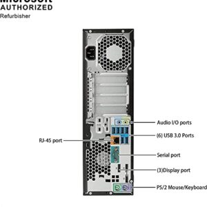 HP Z240 SFF Workstation Desktop PC, Intel Core i5-6500 up to 3.40GHz Processor, 16GB DDR4 RAM, 512GB SSD, HDMI, WiFi & Bluetooth, USB 3.0, Windows 10 Pro (Renewed)