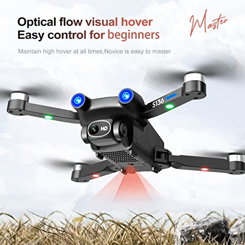 GPS Drone with 4K Camera for adults Beginner, 60 Minutes Ult-Long Flight Time, Optical Flow, 5G Transmission Foldable FPV RC Quadcopter with Brushless Motors, GPS Auto Return Home, Intelligent Follow Me, Include 3 batteries and handbag