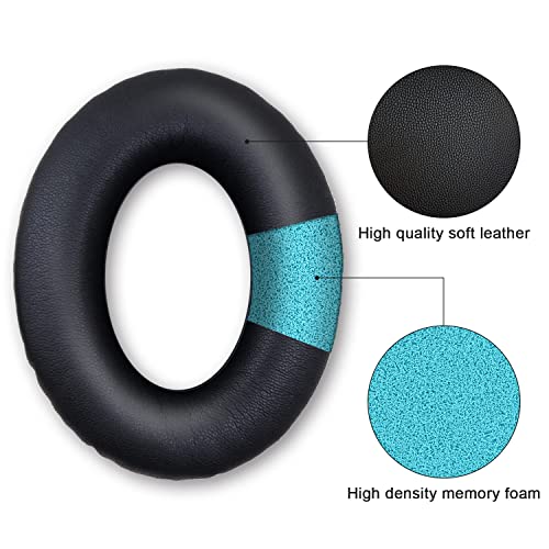 Replacement Ear Pads for Bose QuietComfort 15/QuietComfort 25(QC15/ 25), Headphone Ear Covers with Memory Foam, Soft Leather, Adaptive Bose Noise Cancelling Headphones Replacement Earpads Cushions