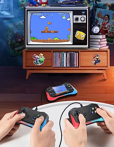 Yooya Handheld Game Console for Kids Adults, 3.5'' LCD Screen Retro Handheld Video Game Console, Preloaded 500 Classic Retro Video Games with Rechargeable Battery, Support 2 Players and TV Connection