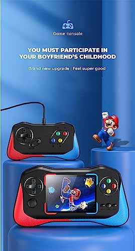 Yooya Handheld Game Console for Kids Adults, 3.5'' LCD Screen Retro Handheld Video Game Console, Preloaded 500 Classic Retro Video Games with Rechargeable Battery, Support 2 Players and TV Connection