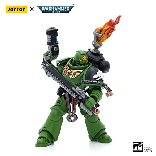 JoyToy Warhammer 40K: Salamanders Assault Intercessors Brother Tsek’gan 1:18 Scale Figure