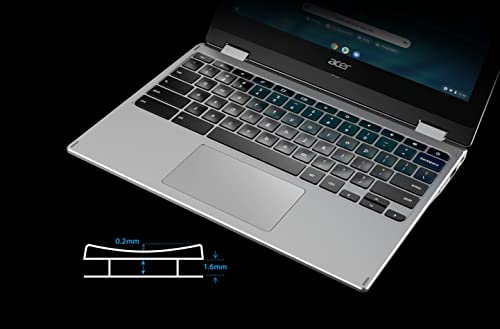 Acer Spin 311 3H 11.6" 2-in-1 Touchscreen Chromebook (8-Core MediaTek MT8183C, 64GB eMMC, 4GB RAM, Stylus) Flip Convertible Home & Student Laptop, 15-Hr Battery Life, IST Pen, Webcam, Chrome OS