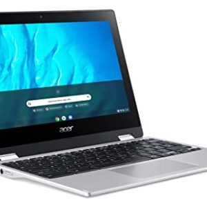 Acer Spin 311 3H 11.6" 2-in-1 Touchscreen Chromebook (8-Core MediaTek MT8183C, 64GB eMMC, 4GB RAM, Stylus) Flip Convertible Home & Student Laptop, 15-Hr Battery Life, IST Pen, Webcam, Chrome OS