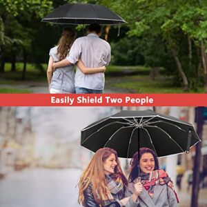 Tegzid Windproof-Travel Compact ANTI REBOUND Umbrellas for Rain,Automatic-Folding and Portable,Small and Strong Umbrella Perfect for Car,Backpack,Purse...