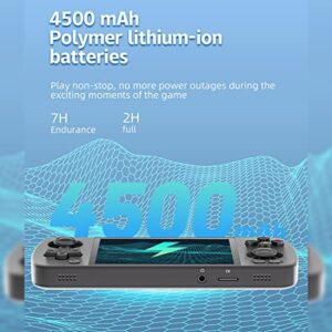 FABB RG405M Retro Game Console, 4G+128G Mini Handheld Console with 4000 Games, 4-Inch Android 12 System Console for Kids and Adults