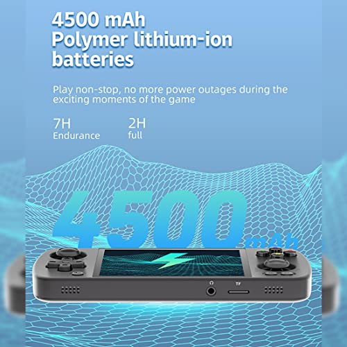 FABB RG405M Retro Game Console, 4G+128G Mini Handheld Console with 4000 Games, 4-Inch Android 12 System Console for Kids and Adults