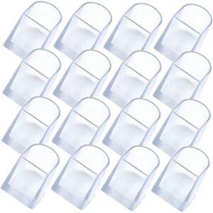 high heel chair latin heel cover 16pcs heel repair covers antislip high heel pads high heel shoe caps pvc bagged transparent protection plug heel protective covers dance heel cover