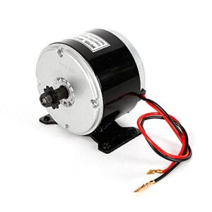 electric motor, 250w 24v dc electric brush motor for diy electric scooter e bike go kart mini bike quad